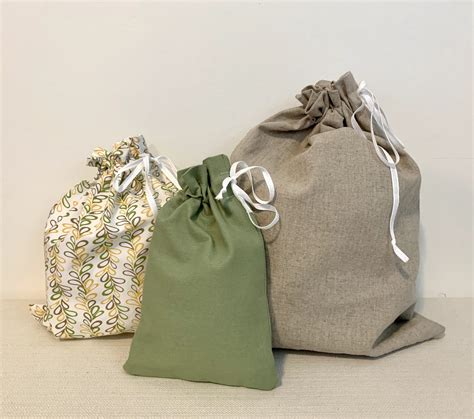 Large Size Drawstring Fabric Gift Bag NikkiDesigns