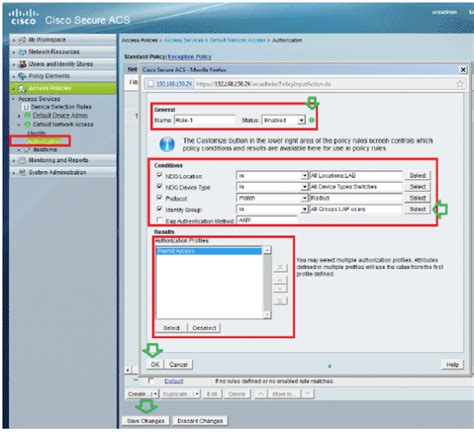 Configure Acs 52 For Port Based Authentication With A Lap Cisco