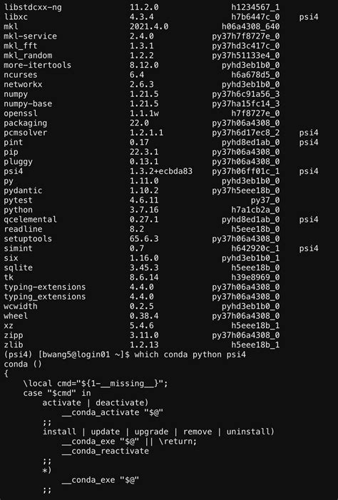 module not found error when trying to import psi4 losc psi4 open