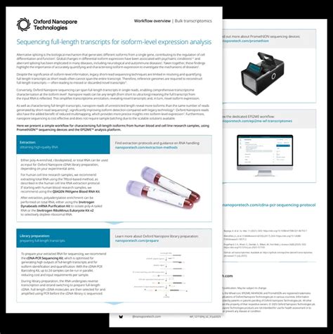 Workflow Overview Bulk Transcriptomics Workflow Overview Bulk Transcriptomics