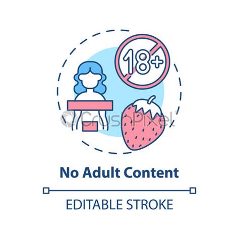 No Adult Content Concept Icon Stock Vector 3537472 Crushpixel