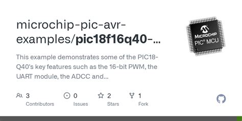 Github Microchip Pic Avr Examplespic18f16q40 Cnano Demo Fw This
