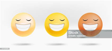 다른 얼굴 이모티콘 세트입니다 미소 짓는 감정 흰색 배경에 격리된 3d 벡터 3차원 형태에 대한 스톡 벡터 아트 및 기타 이미지 3차원 형태 감정 그래픽 사용자