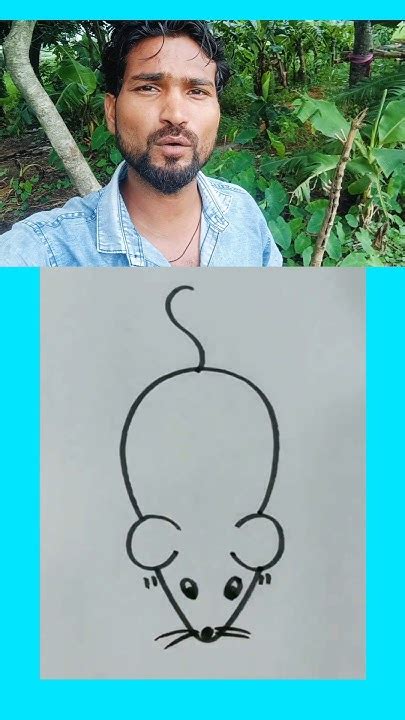 चूहा का चित्र बनाना सीखे Viral Shortvideos Shortsviral Shorts Art Ratdrwing Youtube