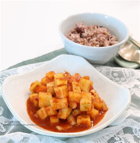 간단 깍두기 담그는법 풀없이 설렁탕 깍두기 레시피 네이버 블로그