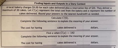 Solved Finding Inputs And Outputs In A Story Context A Local