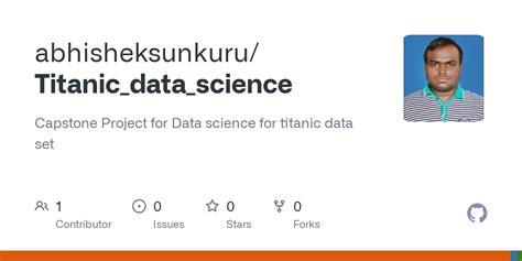 GitHub Abhisheksunkuru Titanic Data Science Capstone Project For Data Science For Titanic