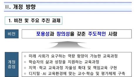 2022 교육과정 초등 선택과목 도입고교 수업시간 줄어든다 중앙일보