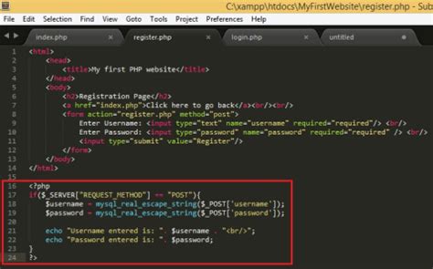 Step By Step PHP Tutorials For Beginners Creating Your PHP Program