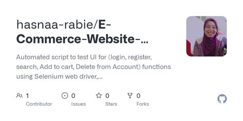 Github Hasnaa Rabiee Commerce Website Automation Testing Automated