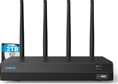 Reolink 4k 12ch Wi Fi 6 Nvr Built In 2tb Hdd Expandable To 16tb 24