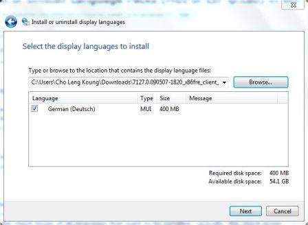 How To Install Or Unistall Language Packs MUI Or LIP Lp Cab In Windows 7 My Digital Life