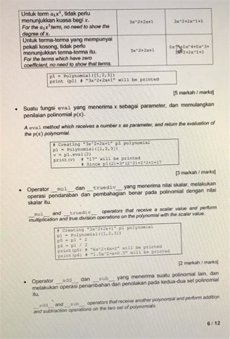 Solved Design And Create A Polynomial Class Which Can