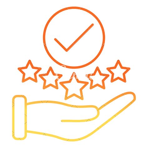 Five Star Rating Icon At Collection Of Five Star