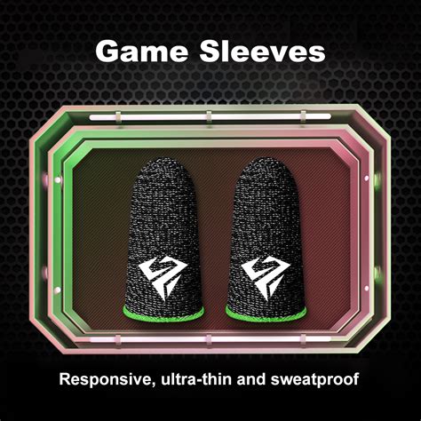 5pair Gaming Finger Sleeves Sweatproof Anti Slip Touch Breathable