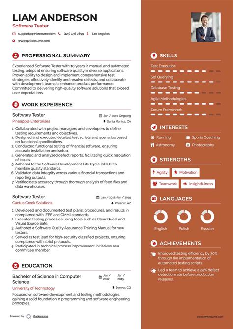software tester resume samples at webrylieblog blog