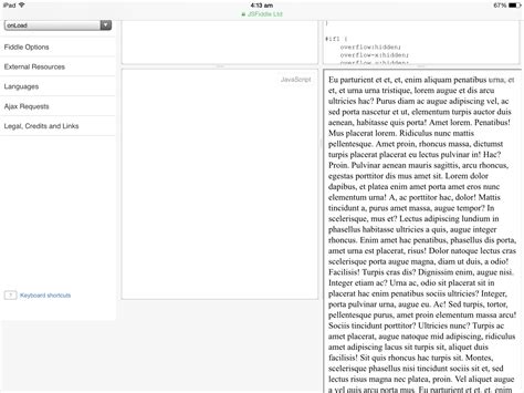 Html Fix The Div Inside Iframe At Bottom Of Ipad Stack Overflow