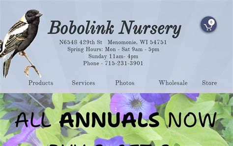 Bobolink Nursery Menomonie Wi 54751