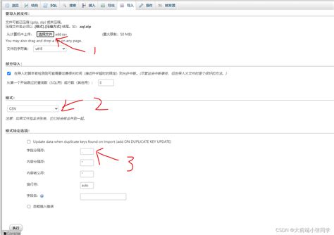 如何向phpmyadmin中批量导入excel表格数据phpmyadmin导入excel Csdn博客