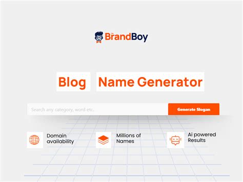 Free Blog Name Generator Powered By AI