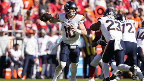Bo Nix Week 10 Every Drop Back Pass And Run Denver Broncos At Kansas