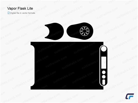 Vapor Flask Lite 2016 Cut File Template Cutfilelabs