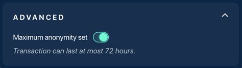 Receive Screen With Max Anonymity Set Switcher · Issue 704 · Beammw Beam Ui · Github