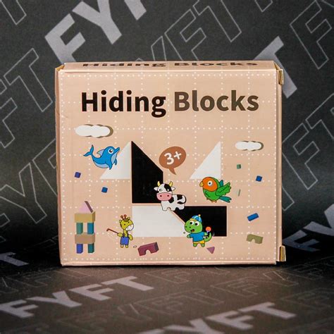 Hiding Blocks Logická Hra Pre Deti
