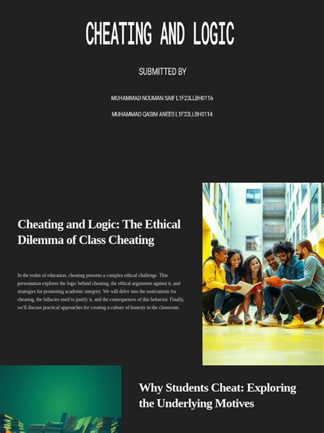 Cheating And Logic The Ethical Dilemma Of Class Cheating Pdf