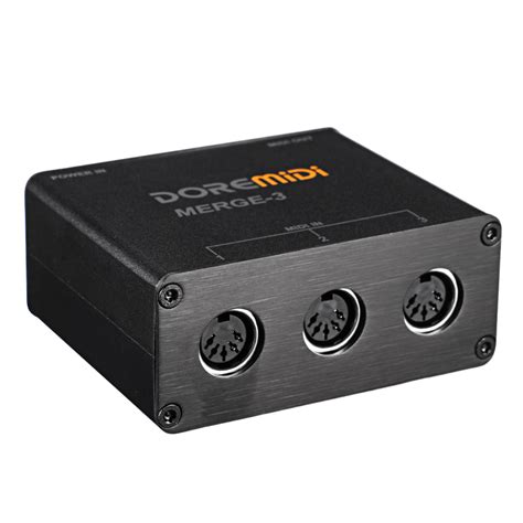 doremidi midi interfaces controller merger 3 midi input 2 midi output support usb power merge 3