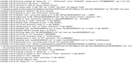Destination Error Failed To Upload C Windows System32 Config Destination Issues Sql