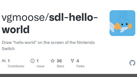 Sdl Hello Switch Switch Homebrew Pc Tools Developments Gamebrew
