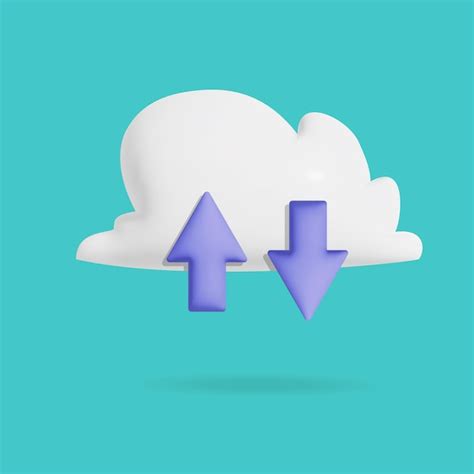 Premium Vector 3d Vector Technology Web Mockup Computer Cloud Upload