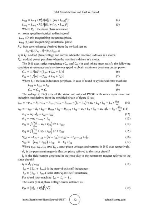 Simulation And Analysis Of Permanent Magnet Synchronous Generator For Renewable Energy