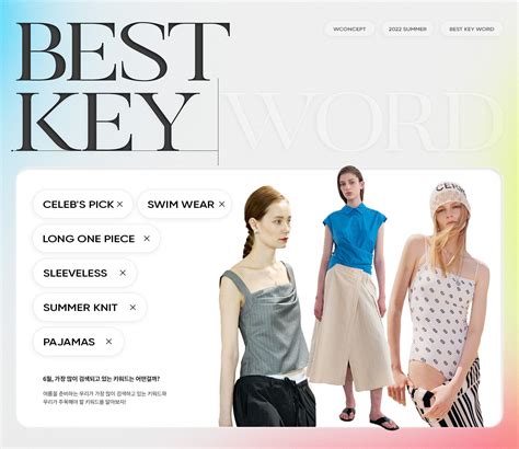 Best Key Word W컨셉w Concept 웹 배너 디자인 패션 광고 레이아웃 템플릿