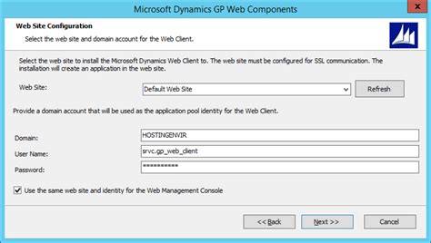 Hands On With Microsoft Dynamics Gp 2015 Rtm Web Components Single Machine Deployment Azurecurve