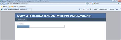 Reporting Server Side Operation Progress With Jquery Ui Progressbar