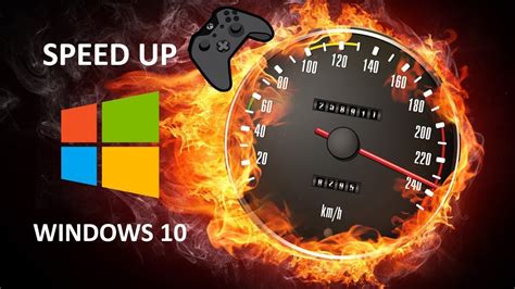 How To Speed Up Your Windows 10 Performance Best Settings Game Booster Youtube