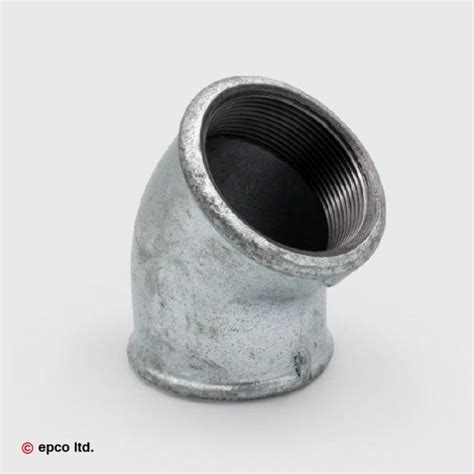 Iron Female Bsp 45 Elbow Nr 120 Epco Plastics