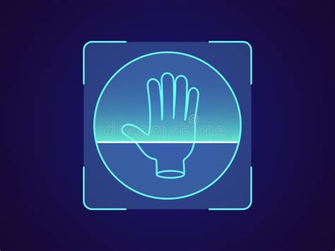 Palm Print Recognition Biometric Scanning System For Human Palm Hand