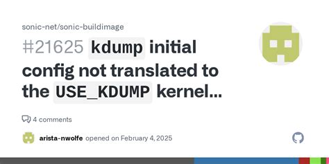 `kdump` Initial Config Not Translated To The `usekdump` Kernel Flag