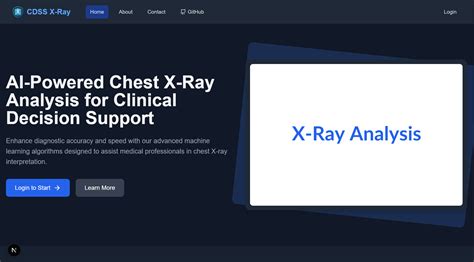 Github Mmansy19cdss Xray App Ai Powered Clinical Decision Support