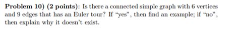 solved problem 10 2 points is there a connected simple