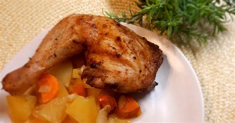 Картофель запеченный с курицей и морковью в духовке рецепт с фото пошаговый от Лада Шумак