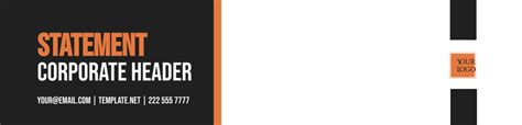 Statement Corporate Header Template Edit Online And Download Example