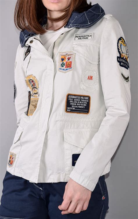 Женская ветровка AERONAUTICA MILITARE SS 20/AL ghiaccio (AB 1855 ...