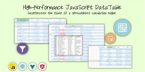 Mescius Inc On Linkedin Javascript Datatable Component With Powerful