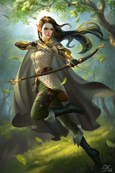 Commission Forest Elf By Crystalrain272 On Deviantart