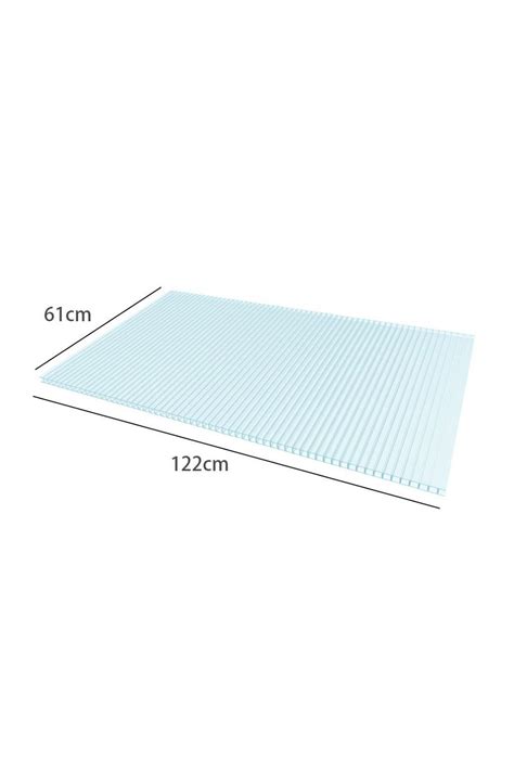 Garden Furniture 14pcs Clear Polycarbonate Sheets For Greenhouse Covering Living And Home