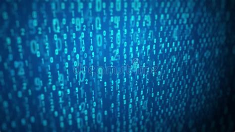 Binary Code Background Cloud Computing Iot And Artificial Intelligence Ai Concept Stock Video